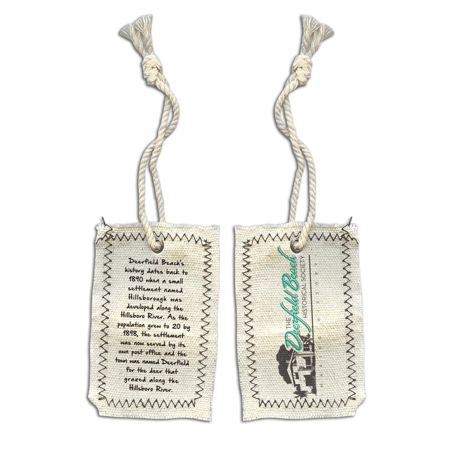 Hang Tag - The Deerfield Beach Historical Society